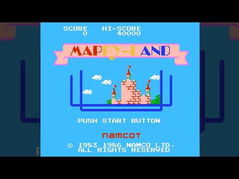 マッピーランド【FC】前作に比べあまりに影の薄い続編